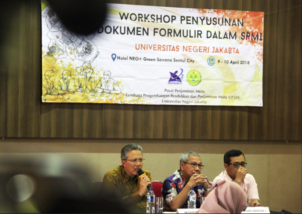 Workshop Penyusunan Dokumen Formulir Dalam Spmi Unj Lp3m Unj